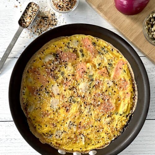 Everything Bagel Frittata - Paleo Gluten-Free Guy